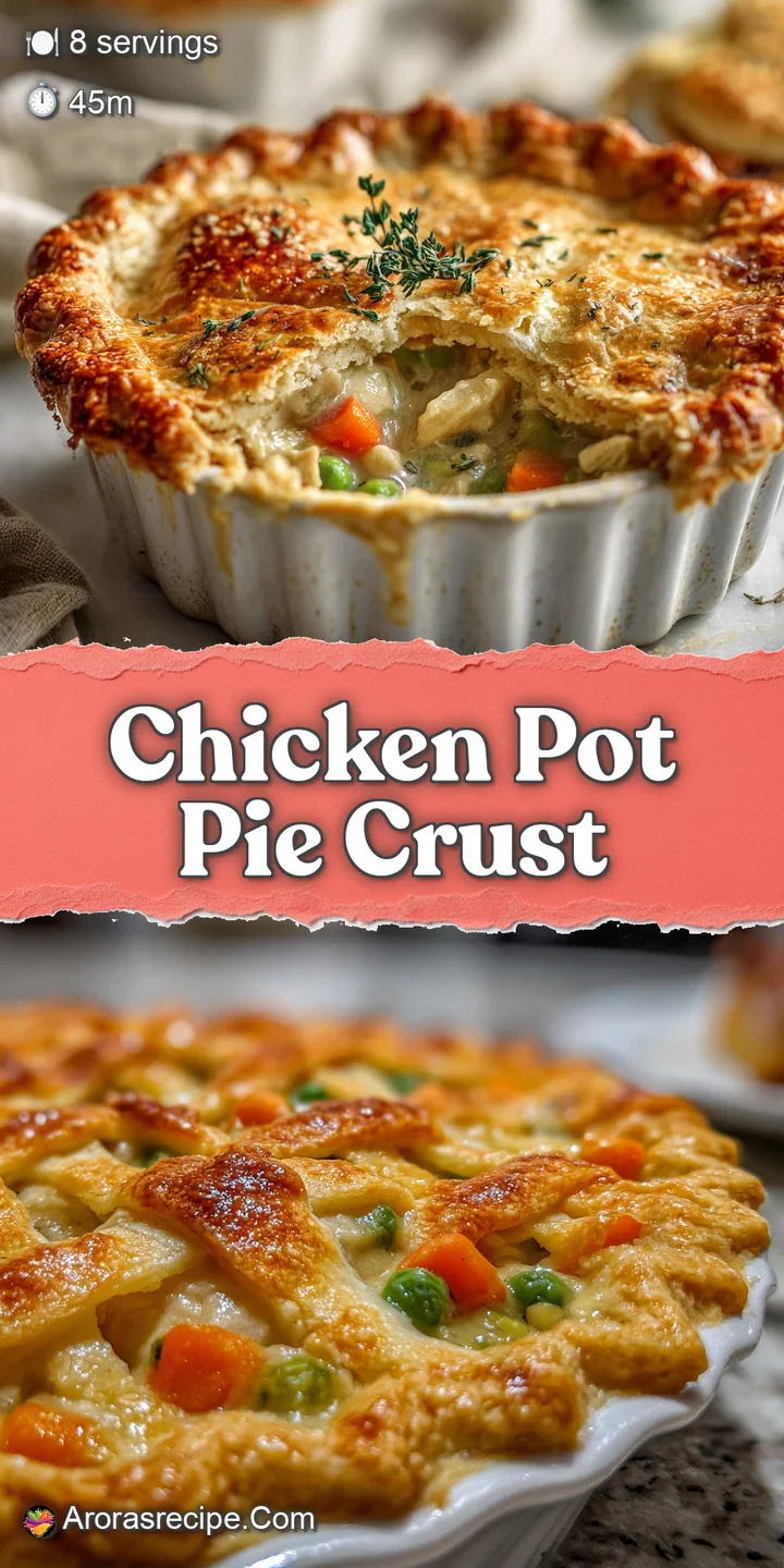 Chicken Pot Pie Crust - Crispy Baked Double Crust - Arora's…