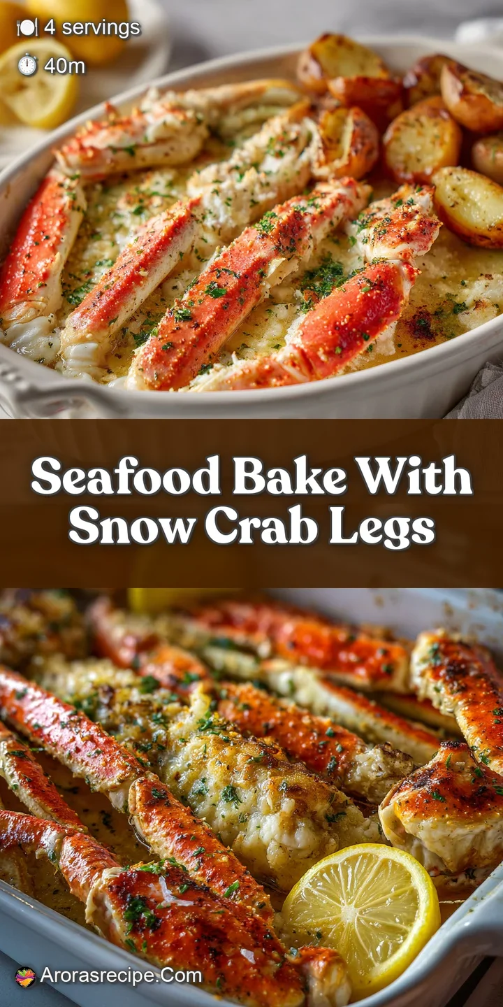 Seafood Bake with Snow Crab Legs in the Oven - Arora's…