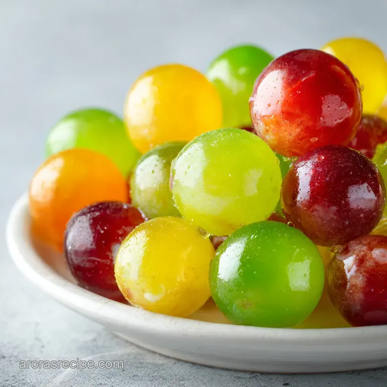 Jolly Rancher Candy Grapes in 15 Minutes - Arora's Recipe