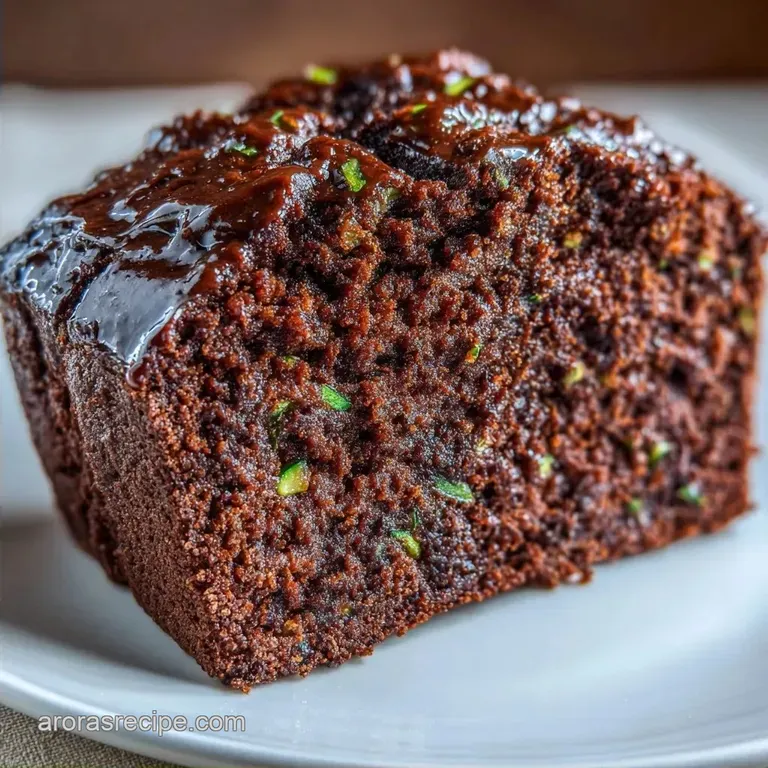 Moist Chocolate Zucchini Bread: Velvety - Arora's Recipe